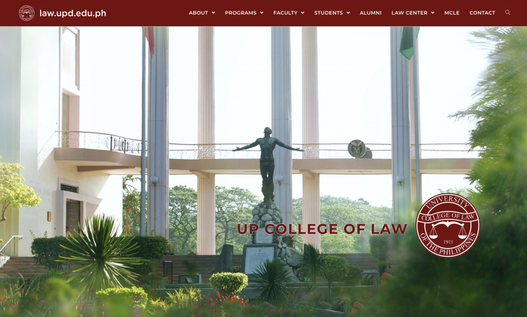 Énouement — UP College of Law