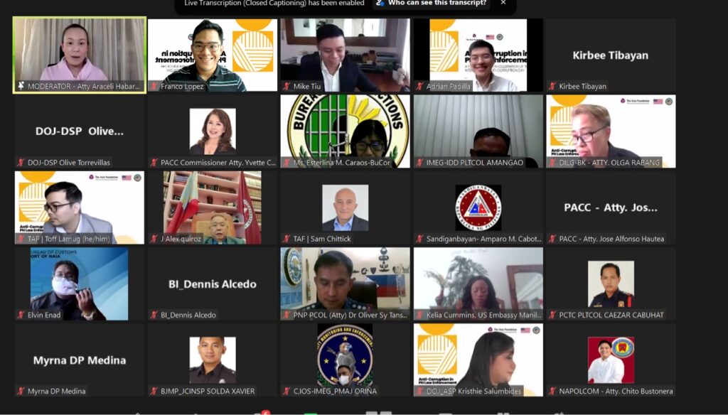 Anti-Corruption in the Law Enforcement Sector Project — UP College of Law