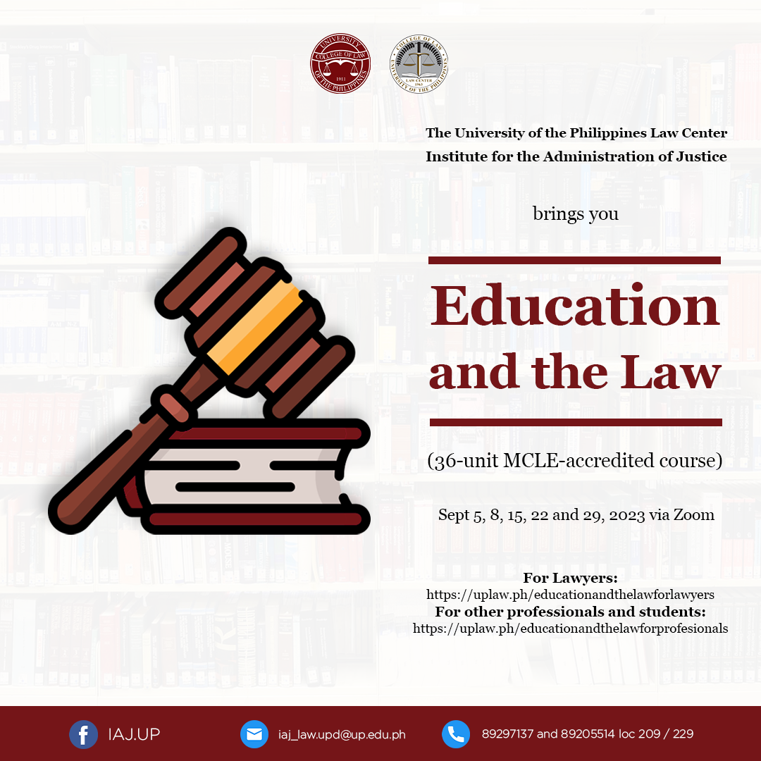 Mandatory Continuing Legal Education (MCLE) — UP College of Law