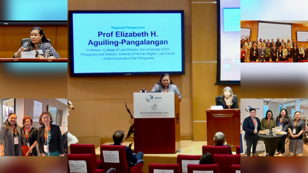 Professor Aguiling-Pangalangan presents at the HCCH Access to Justice ...