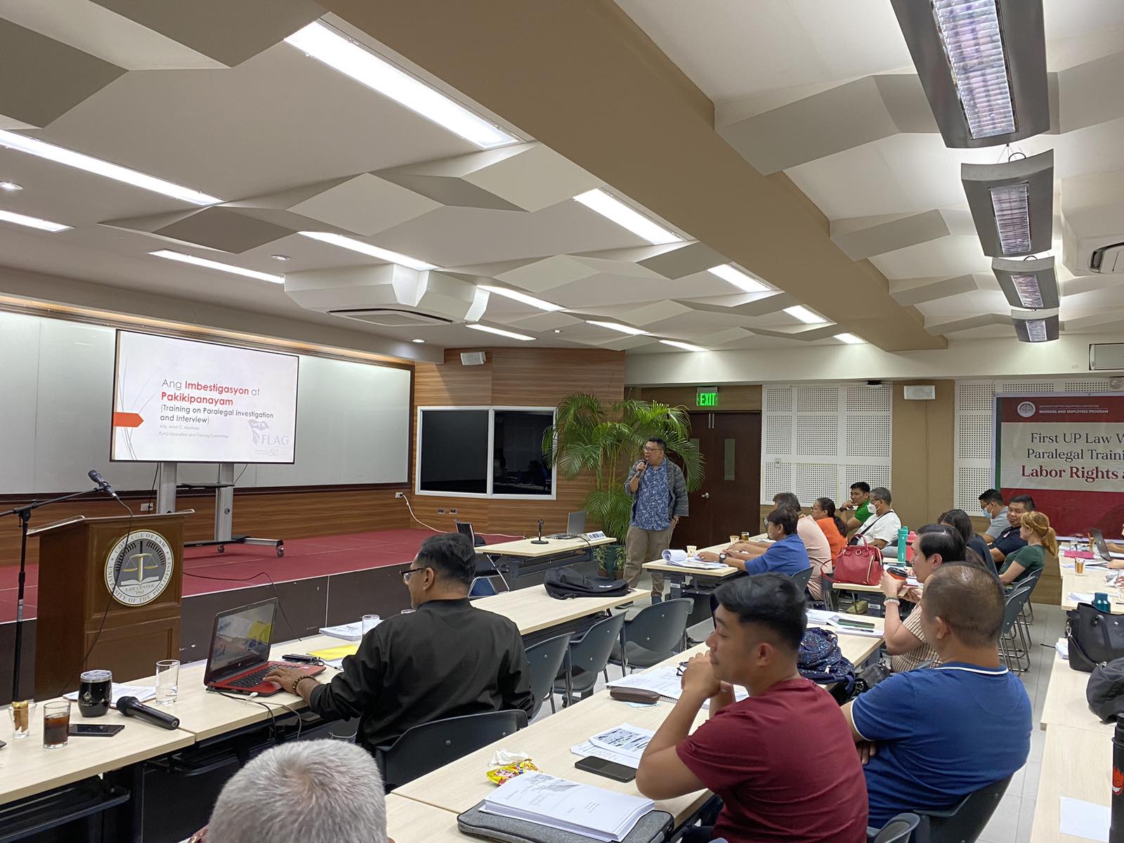 Paralegal Training Program on Labor Rights and Remedies — UP College of Law
