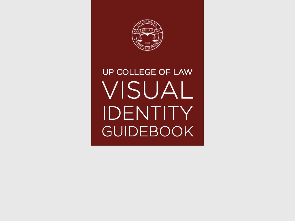 Visual Identity Guidebook (External Partners) — UP College of Law